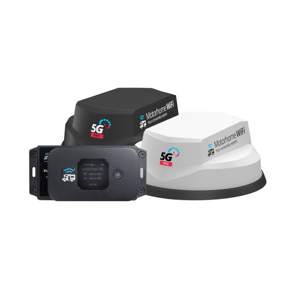 5G Ready Compact+ WiFi System - White Antenna - RoadPro